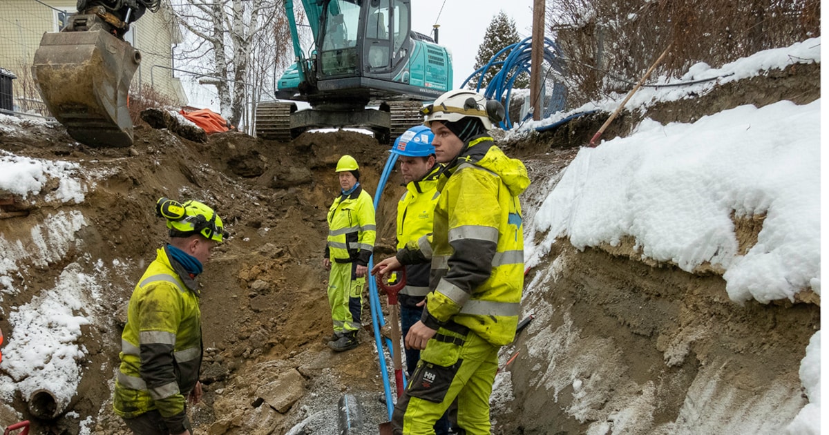 Nytt kurs: Sikkert arbeid i grøfter og byggegroper